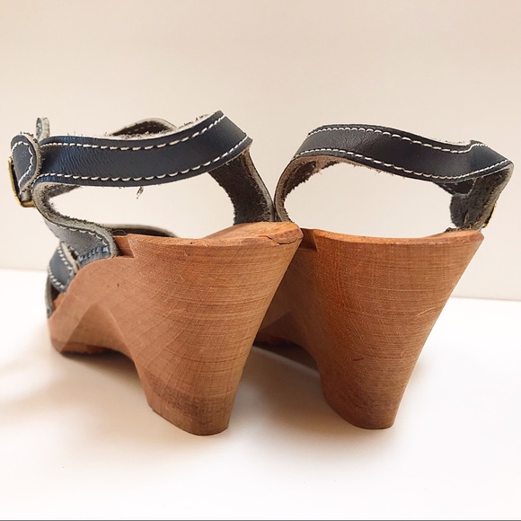 Shoes | Vintage Wooden Wedges | Poshmark